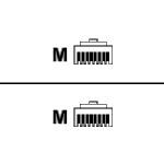 Avaya IP400 ISDN Cable, RJ-45 Connectors, Red, 3m (700213440)