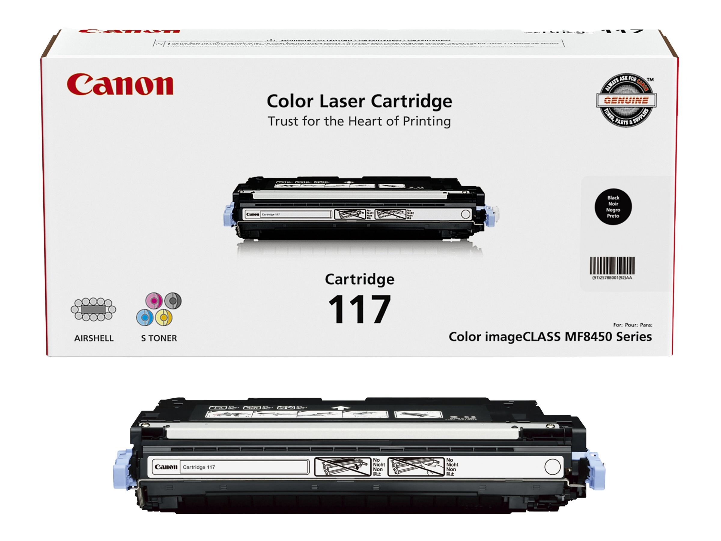Canon Black 117 Toner Cartridge for imageCLASS MF8450c Color (2578B001)