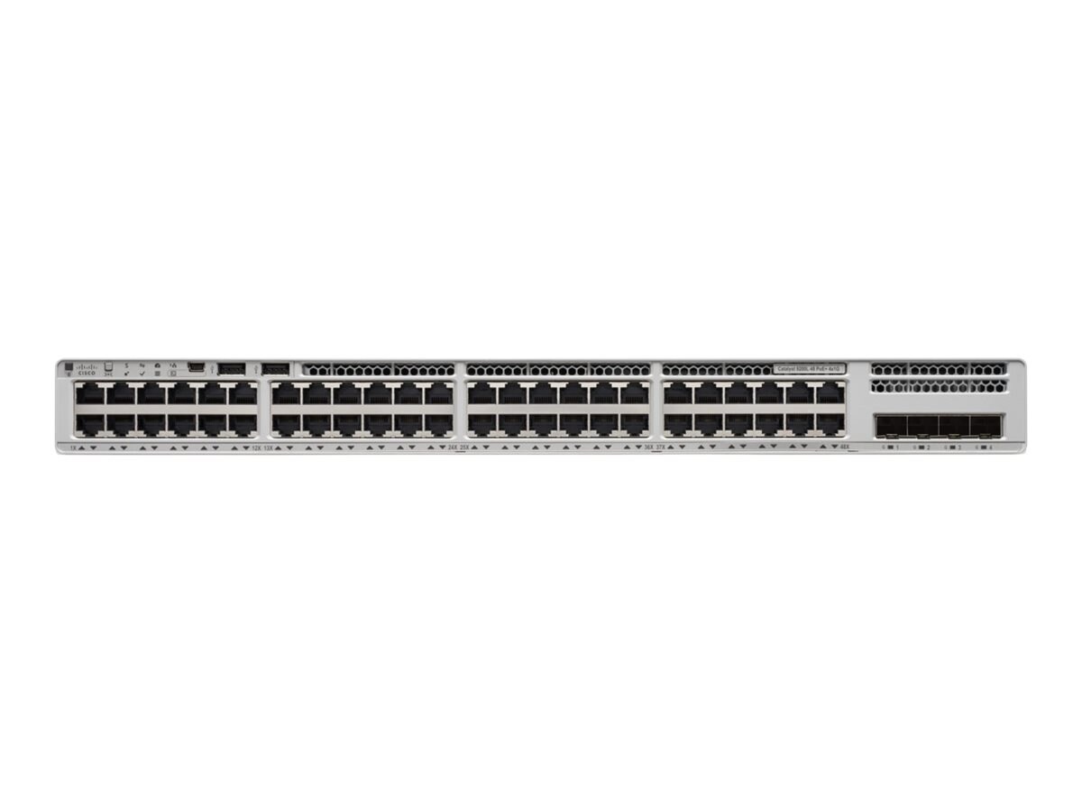 Cisco Catalyst 9200L 48-Port PoE+ Switch w 4xGbE, Network (C9200L-48P-4G-E)