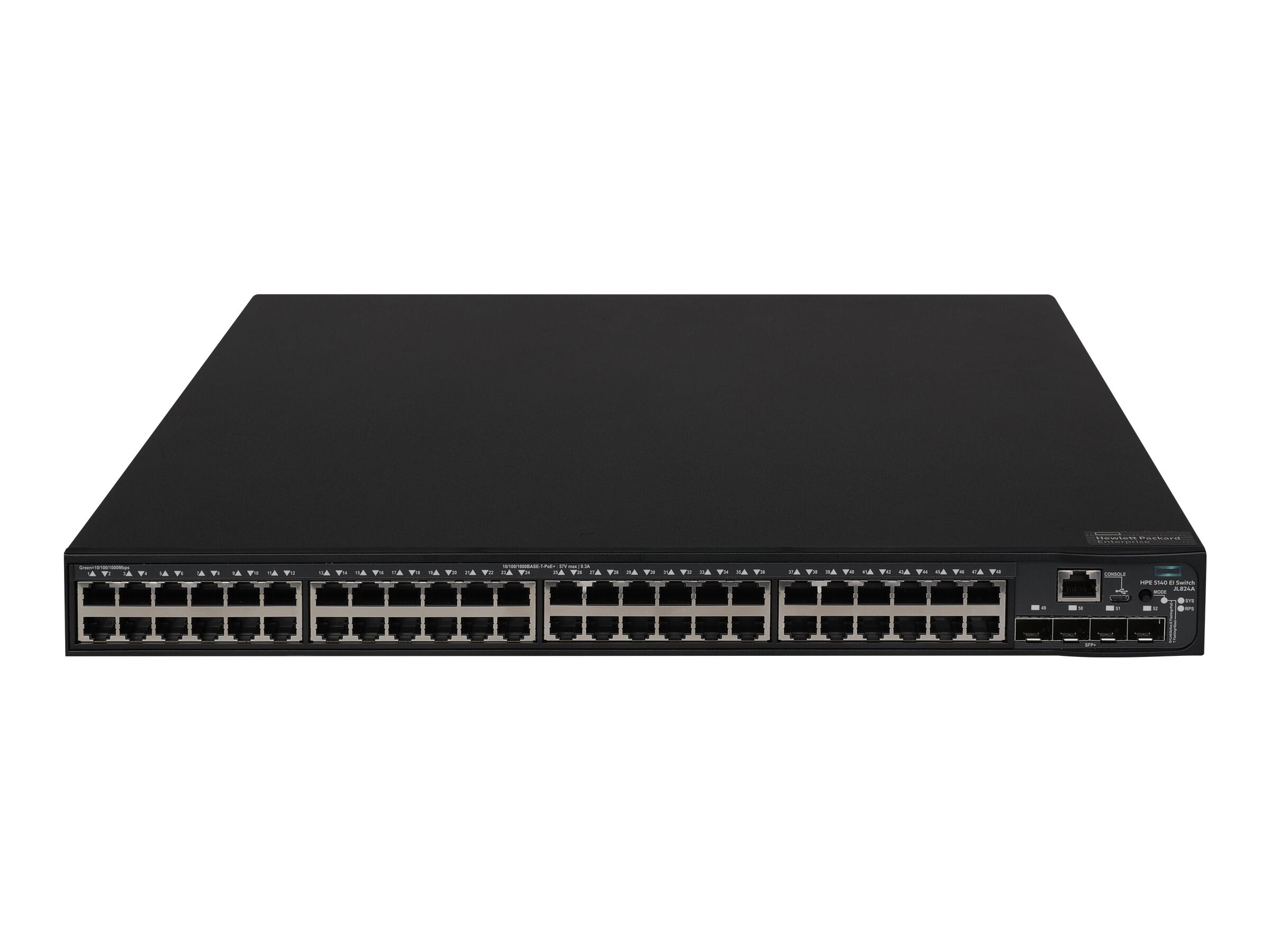 HPE HPE 5140 48G PoE 4SFP EI SW (JL824A#ABA)