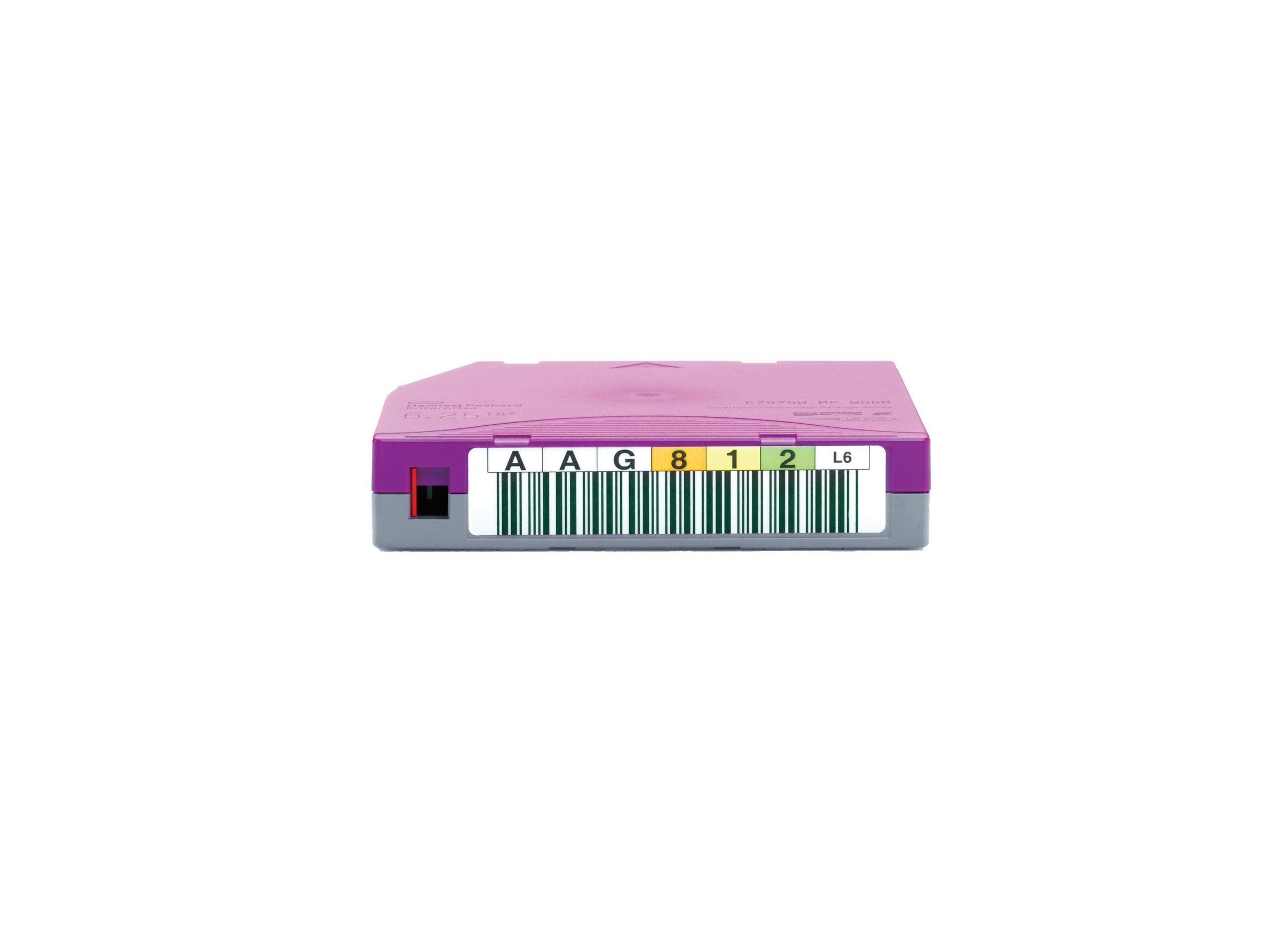HPE 6.25TB LTO-6 Ultrium MP WORM Custom Label Tape Cartridges (C7976WL)