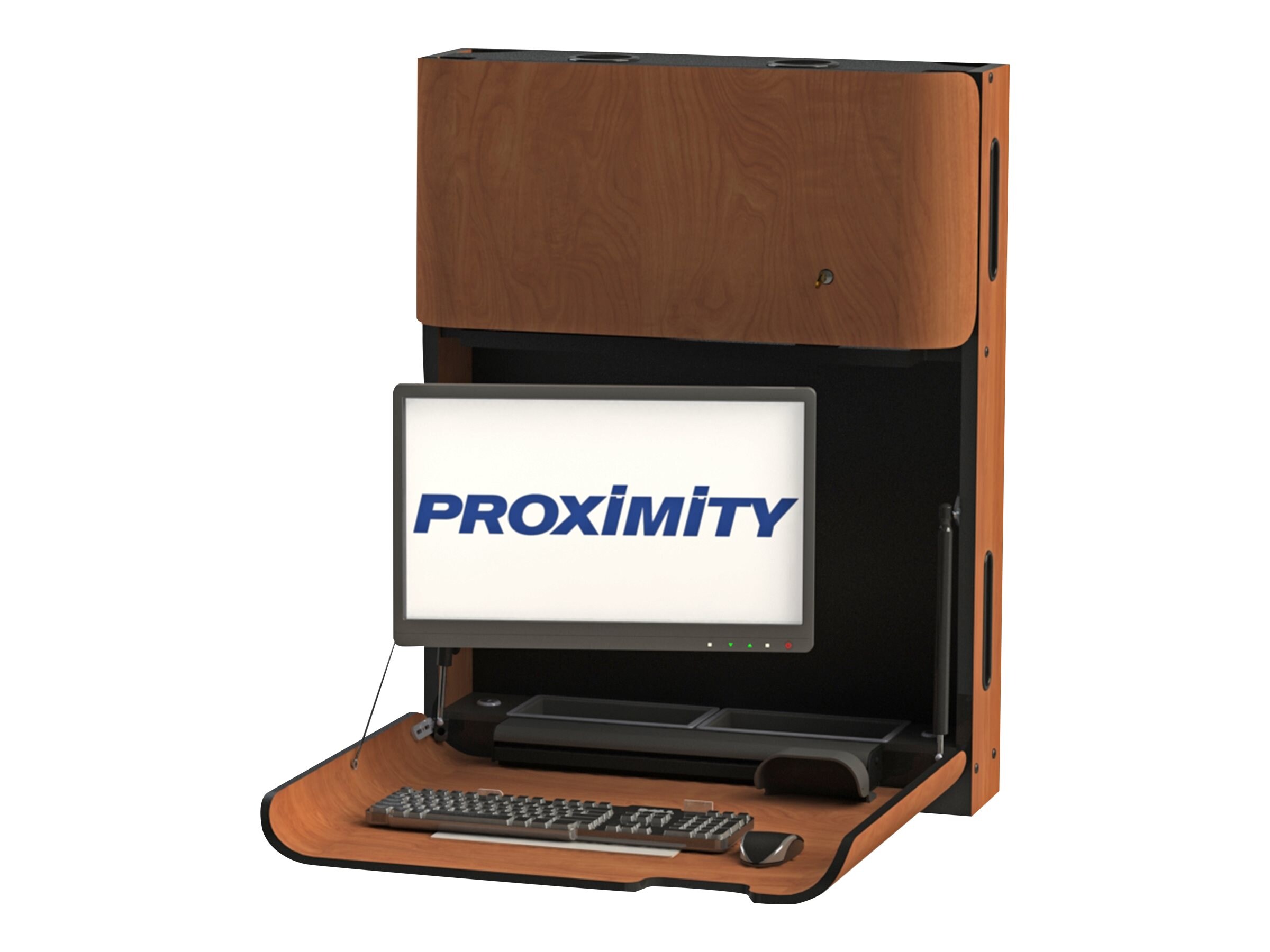 Proximity Classic Series Wall-Mounted Workstation with Monitor (CXT ...