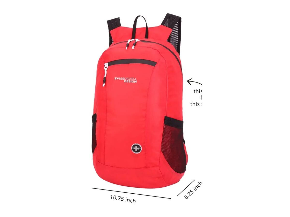 Swissdigital Seagull Foldable Backpack Red (SD1595-42 )