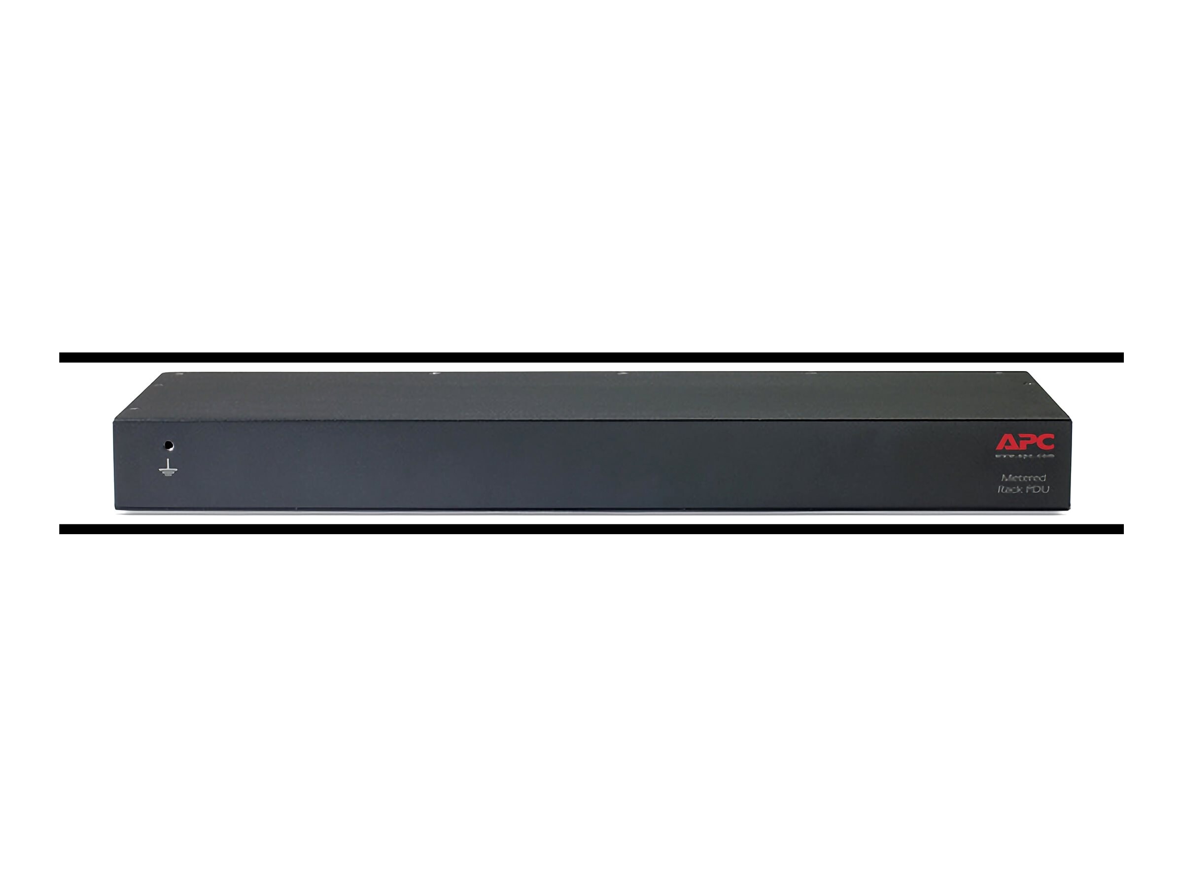 APC PDU Metered 1U Rackmount 12A 208V, 10A 230V C14 Input, 200 (AP7820B)