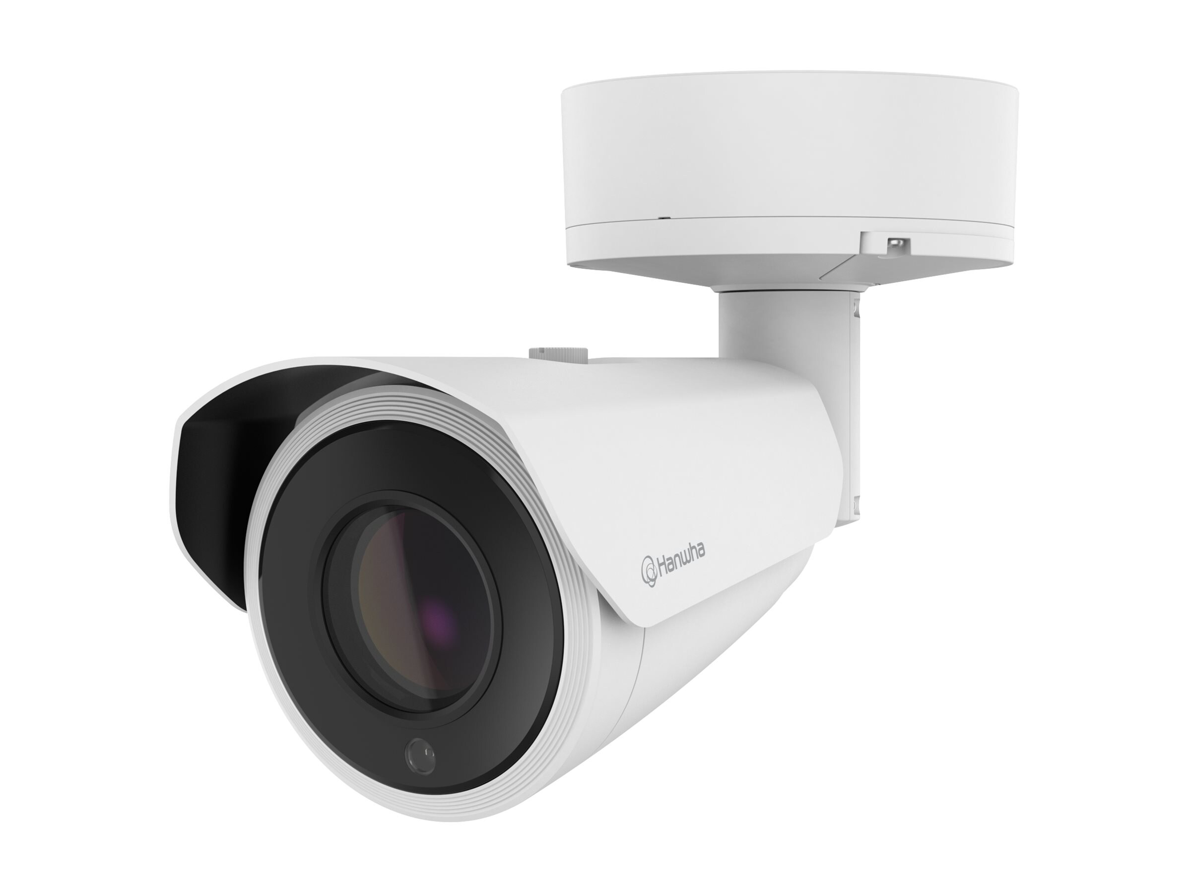 Hanwha 4K AI IR Zoom (31x) Bullet Camera with Wisenet Road AI, (PNO ...