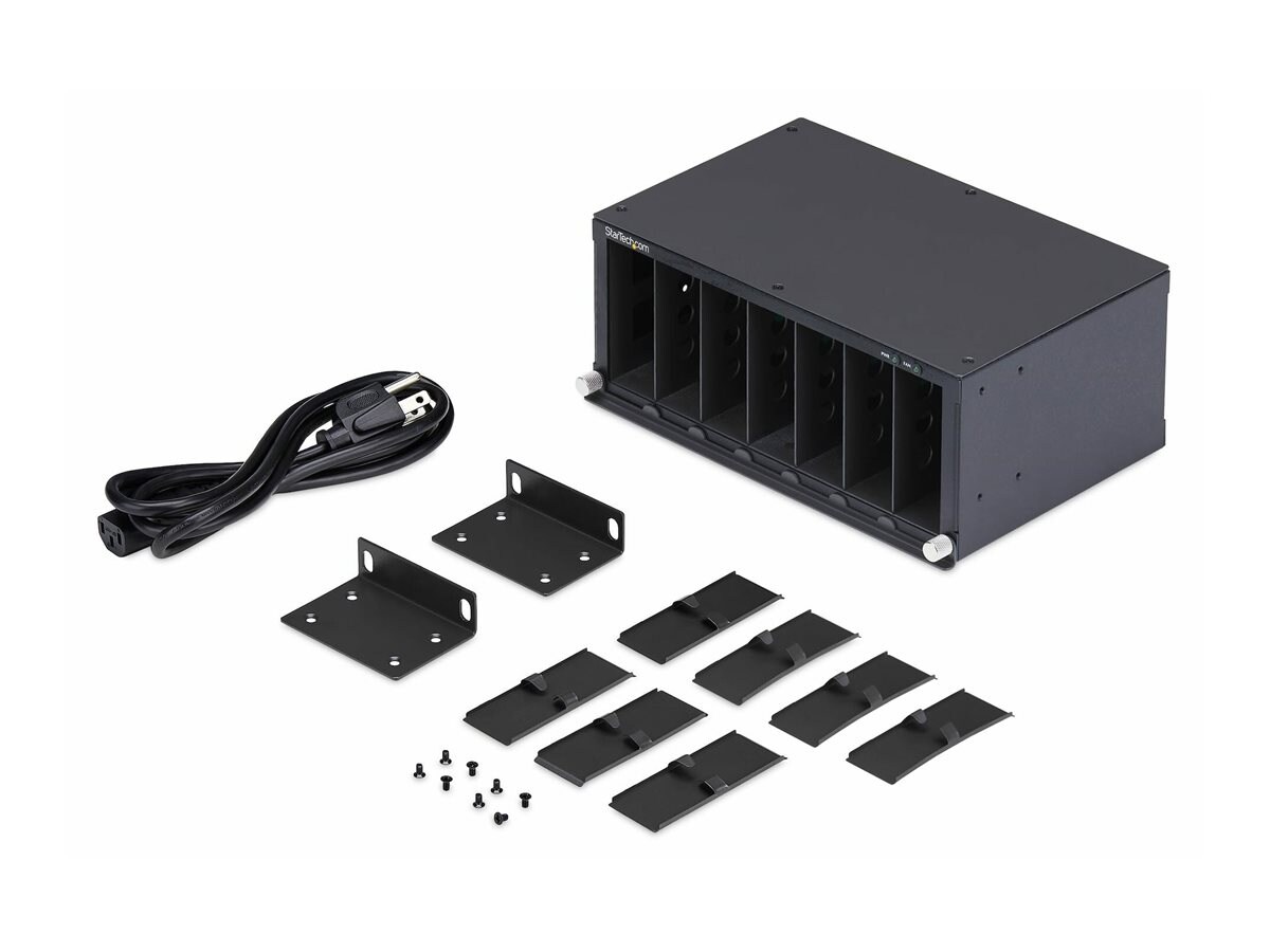 StarTech.com 7-Slot 10" Rackmount Unmanaged Media Converter (MCM7-MEDIA ...