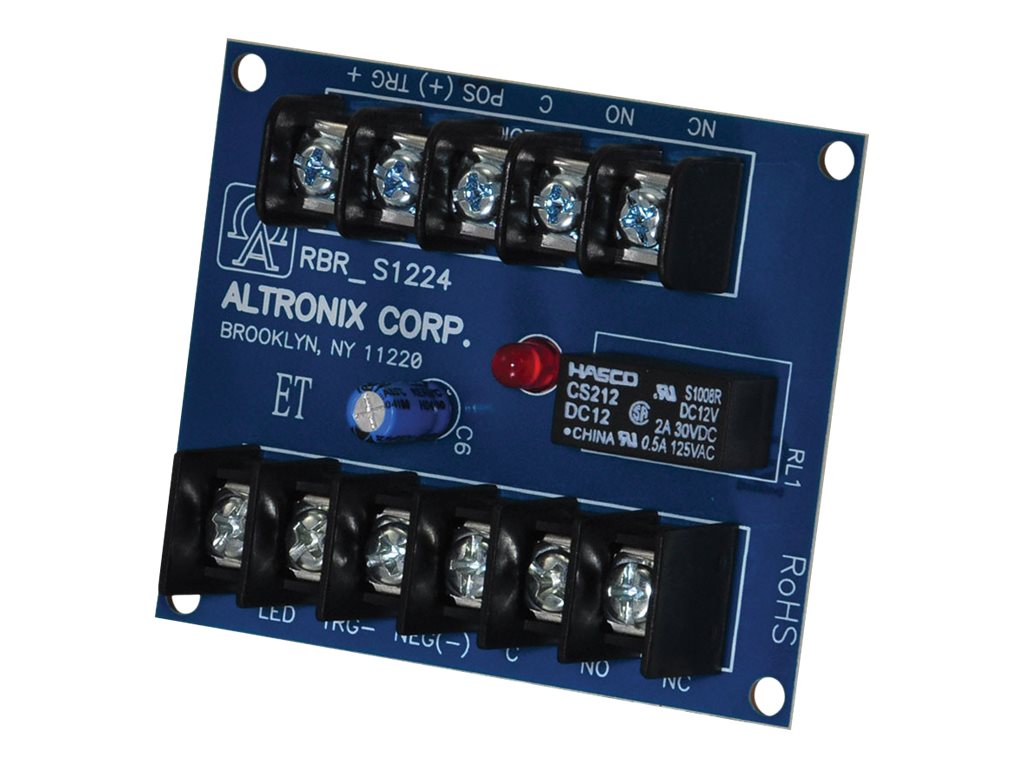Altronix Electronic Toggle Ratchet Relay 12VDC to 24VDC 3 to (RBR1224)