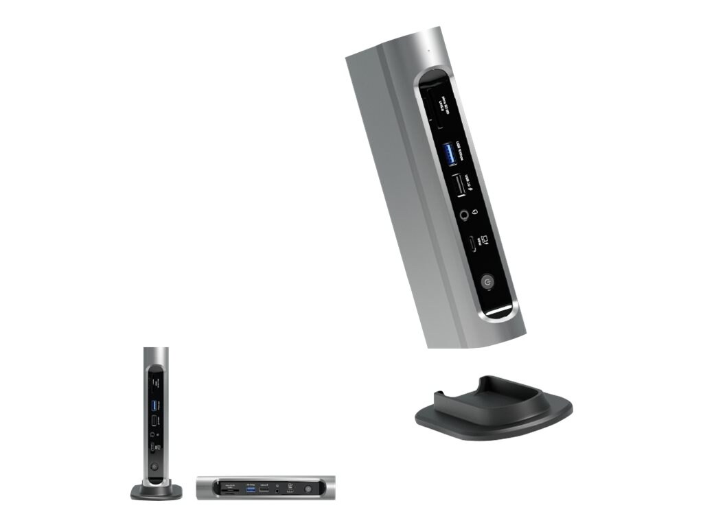 Plugable Thunderbolt 4 USB4 Quad Laptop Display Dock w 100W PD (TBT4-UDZ)