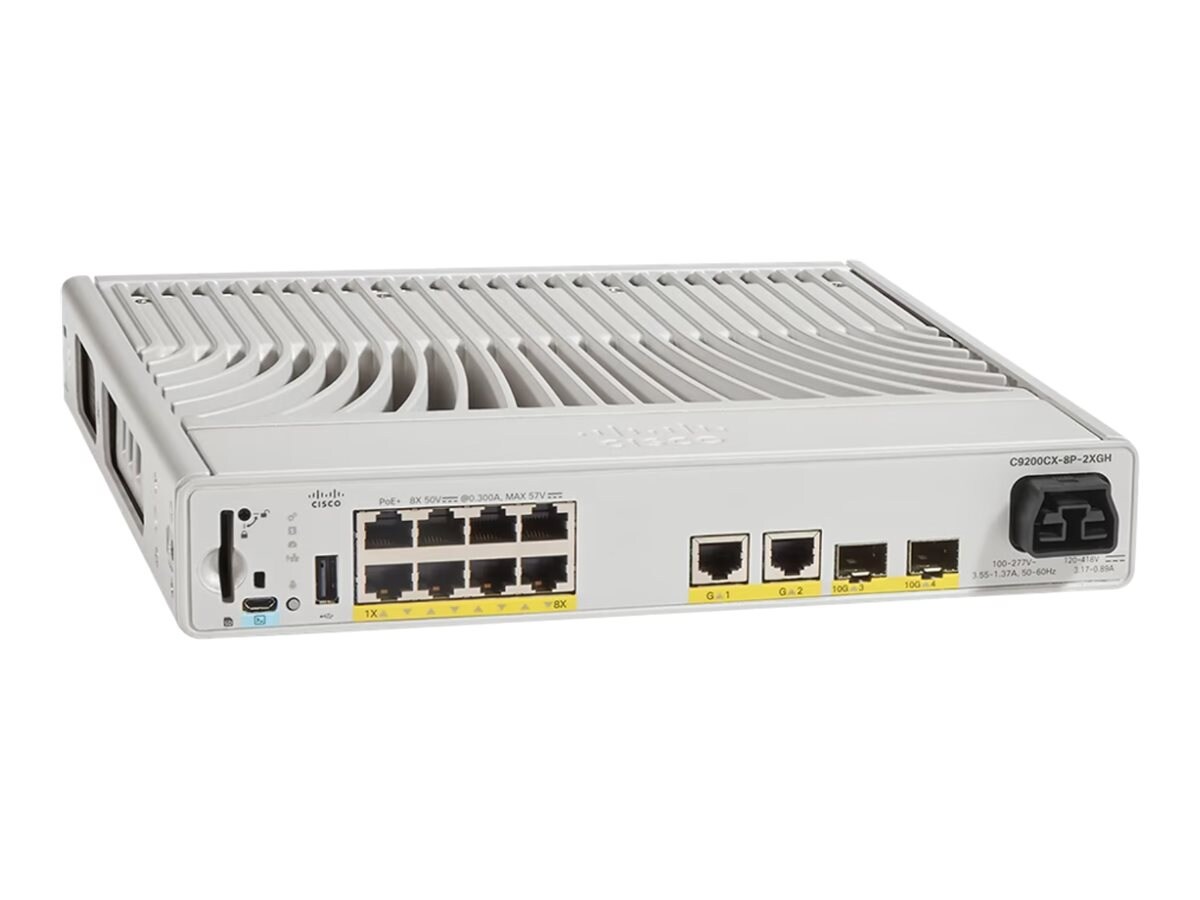 Cisco CATALYST 9000 COMPACT SWITCH 8 (C9200CX-8P-2XGH-E)
