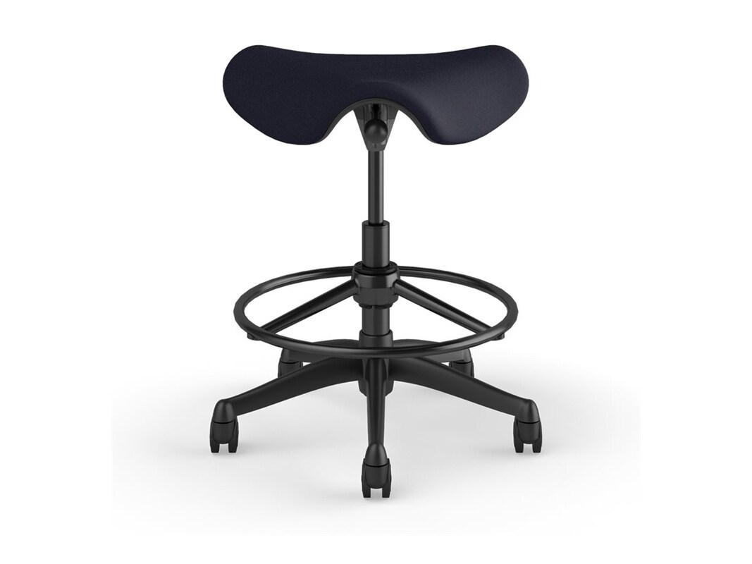 Humanscale FREEDOM SADDLE STOOL WITH DESK (F300GCF57FWKNSC)