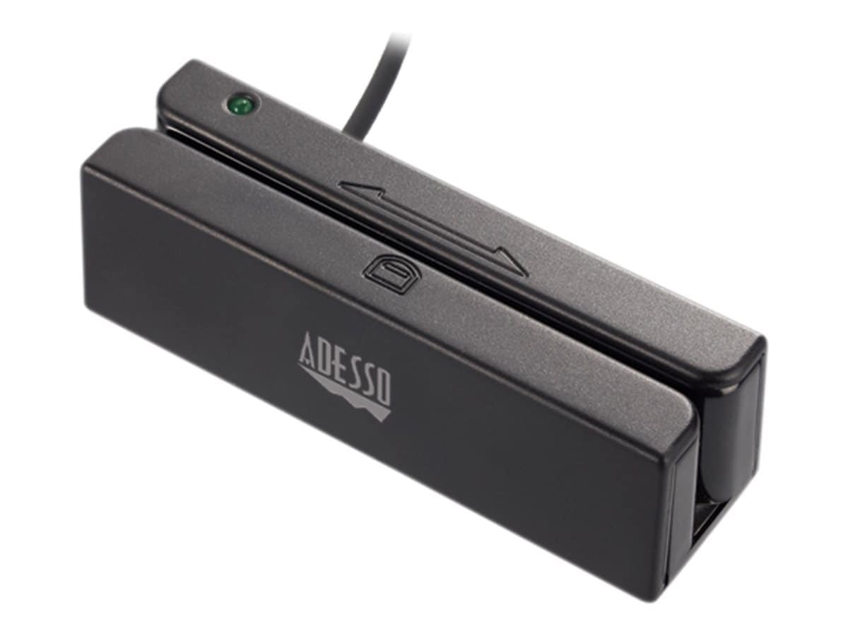 Adesso Magnetic Stripe Card Reader USB Standalone Bi-Directional (MSR-100)