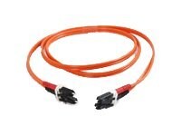 Legrand LC-LC 50 125 Multimode Duplex PVC Fiber Cable, Red, 6ft (850 ...