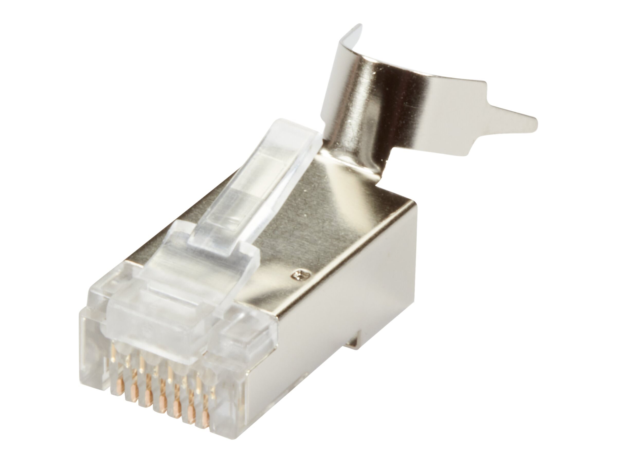 Black Box Cat6A RJ-45 Modular Plug, Shielded, 100-Pack (FMTP6AS-100PAK)