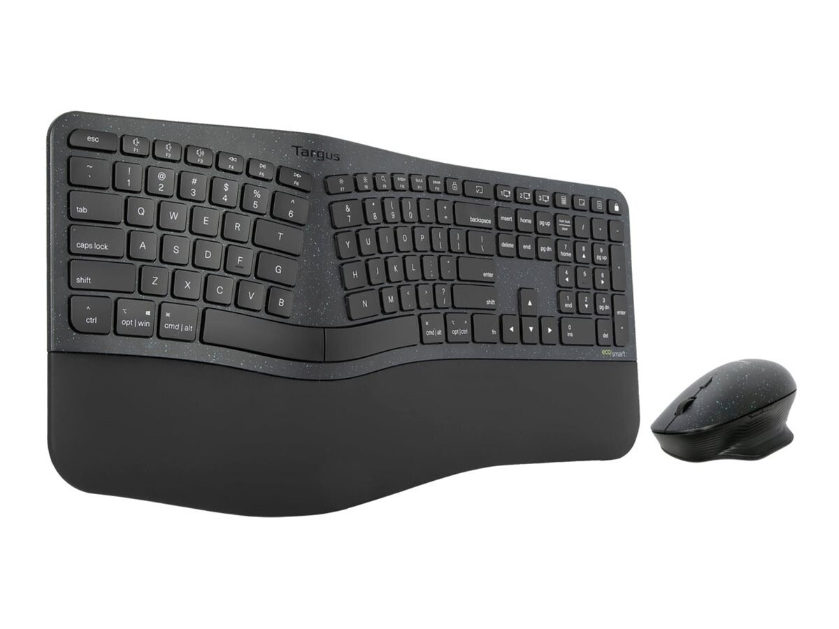 Targus Ecosmart Ergonomic Keyboard and Ergoflip Mouse Combo - (AKM624USZ )
