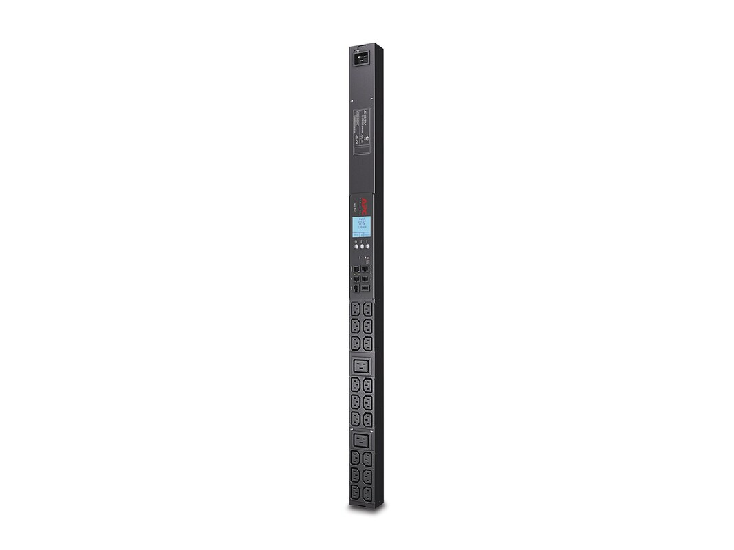 APC Rack PDU 2G, Metered, 0U, 16A, 230V, (18) C13 (2) C19, (AP8858EU3)