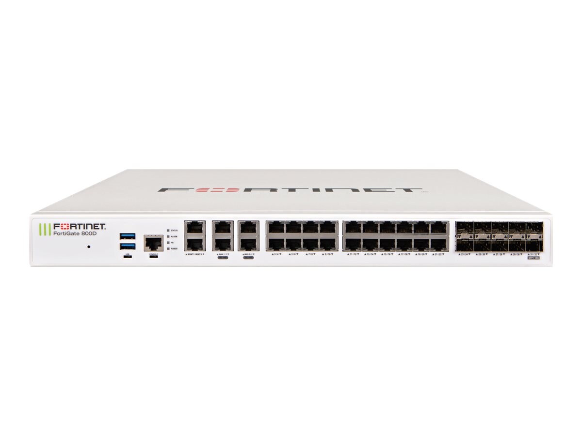Fortinet FortiGate 800D w 24x7 FC & FG (5 Years) (FG-800D-BDL-950-60)