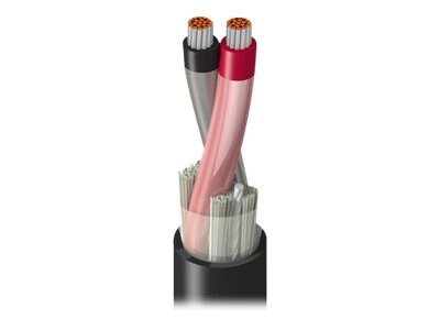 Belden 1 Pair Conductor 16AWG Multi-Conductor PVC Cable, Black, (9487 ...