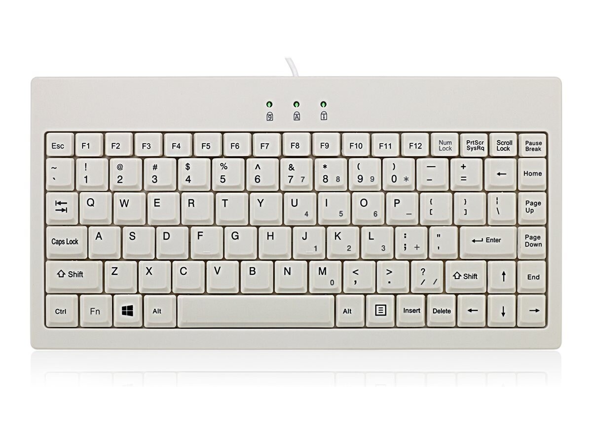 Adesso Mini Keyboard, White, AKB-110W (AKB-110W)
