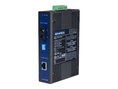 B+B SmartWorx 10 100T (X) to SC Multi-Mode Industrial Media (EKI-2541MI-AE)