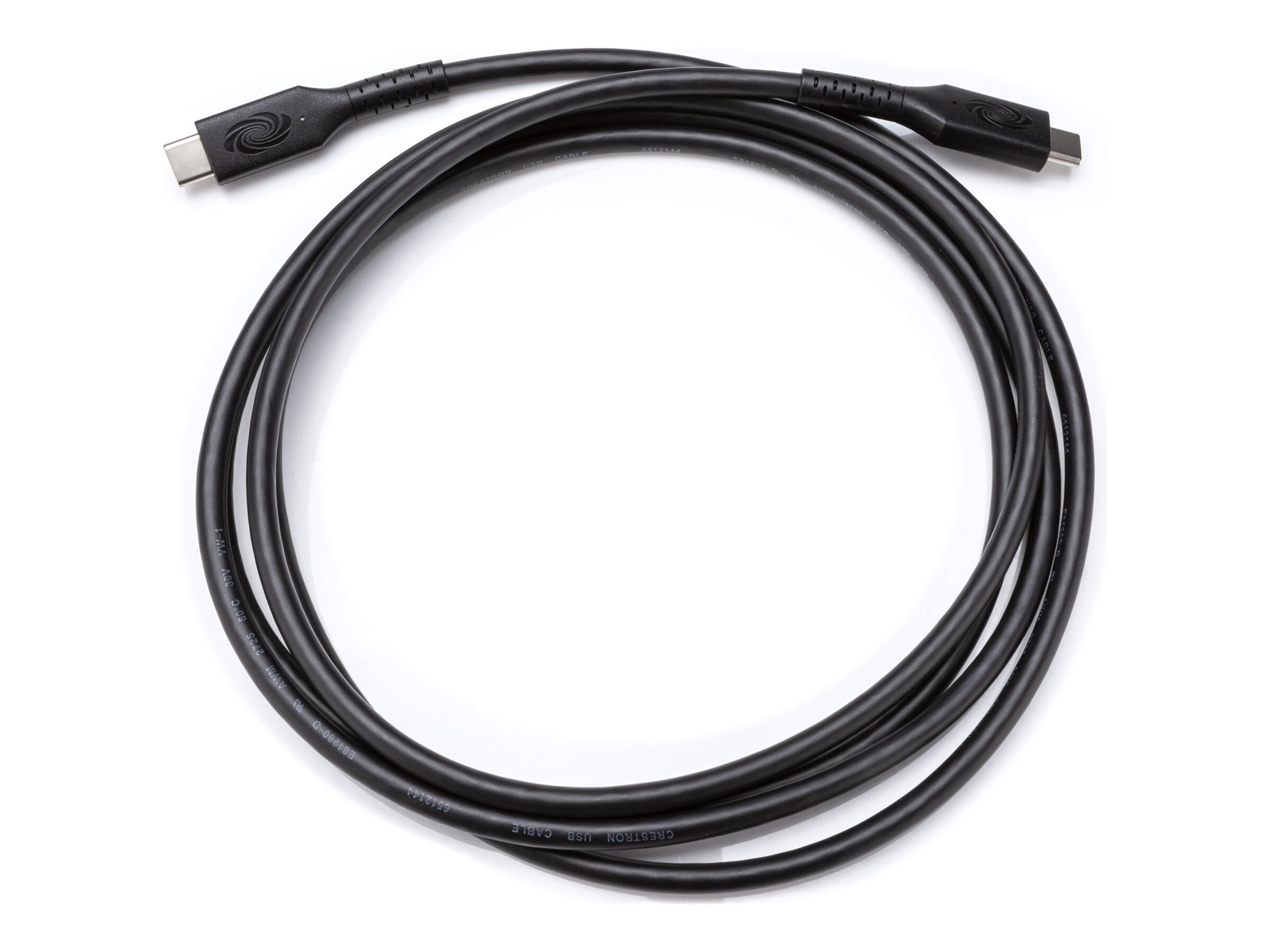 Crestron 10Gbps 100W USB 3.2 Gen 2 USB-C M M Cable, 6ft (CBL-USB3G1-C-C-6 )