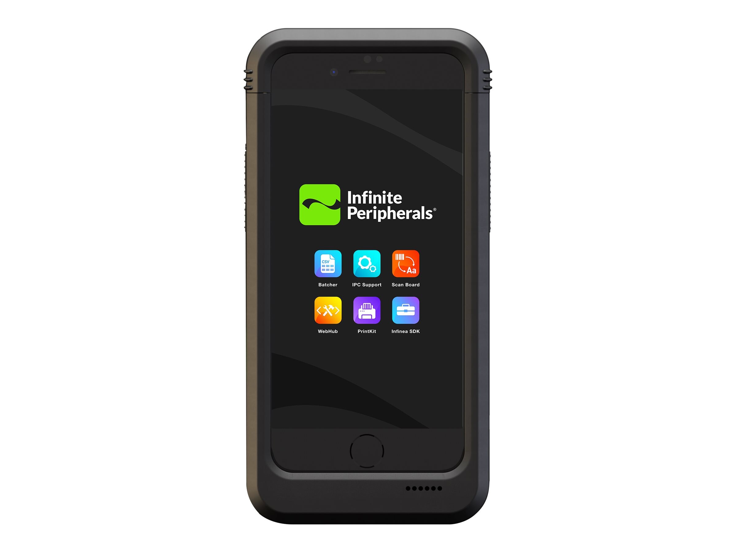 Infinite Linea Pro 7 Barcode Scanner for iPhone 7, 1D 2D, (LP7-ZS2DBTRE ...