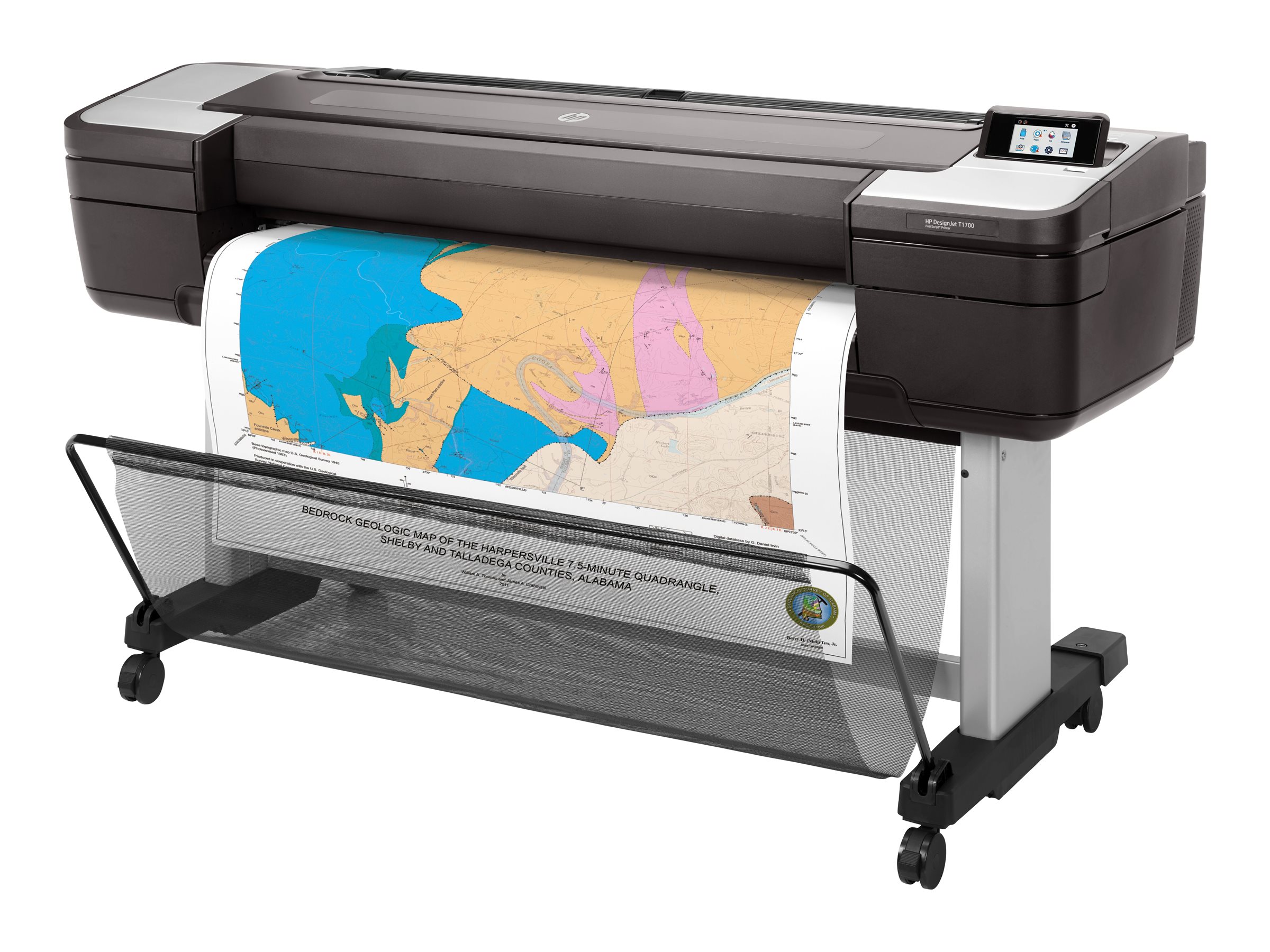 HP DesignJet T1700dr 44" PostScript Printer (1VD88A#B1K)