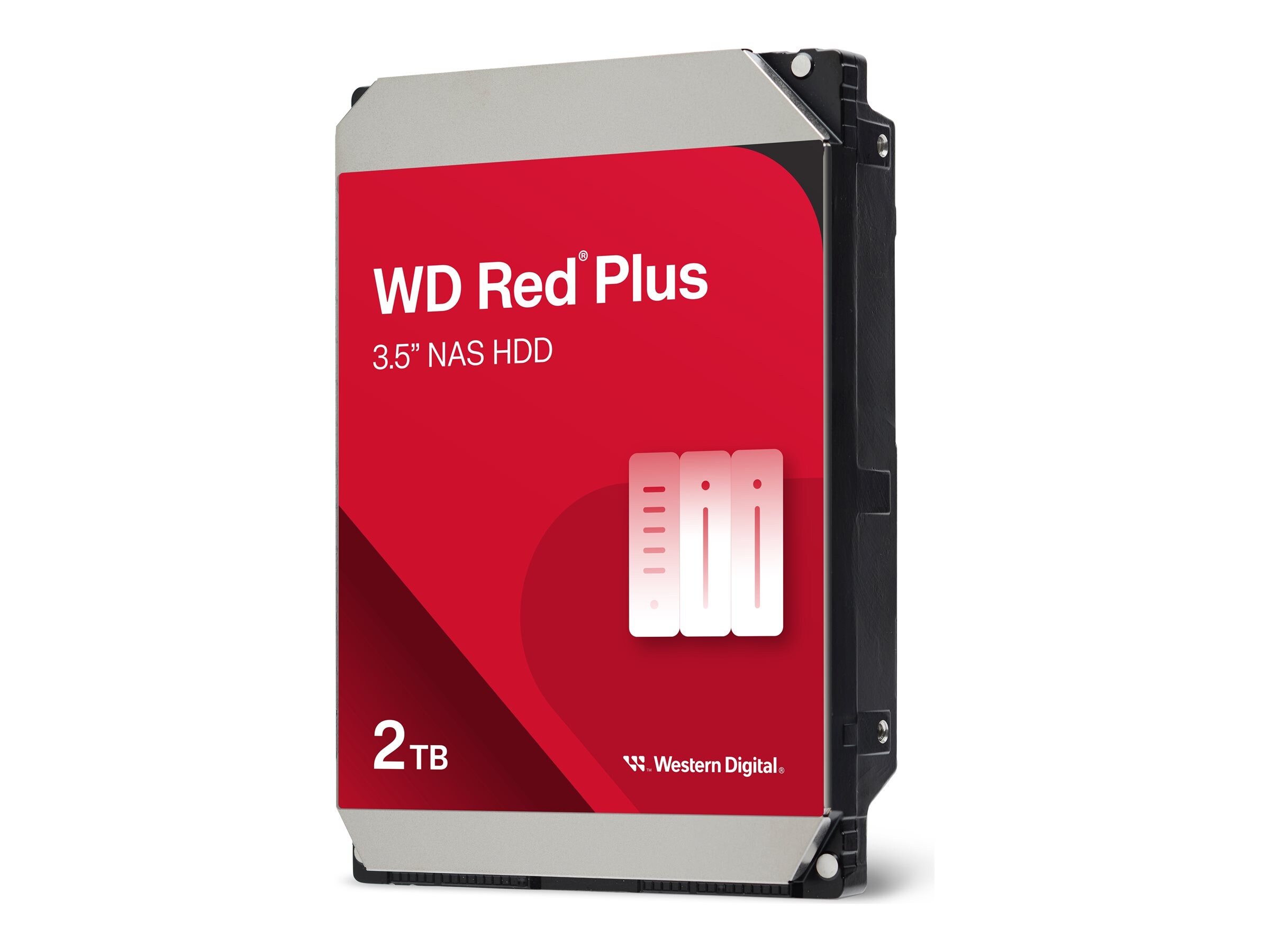 Western Digital 2TB WD Red Plus SATA 6Gb s 3.5" Internal NAS (WD20EFPX)