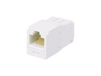 Panduit Mini-Com Cat6 Modular Jack, 8-Position, 8-Wire, White (CJ688TGWH)