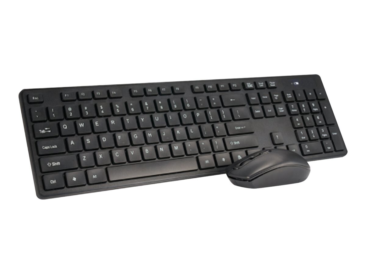 B3E Wireless Keyboard and Mouse Combo, Black (AP-FV-730)