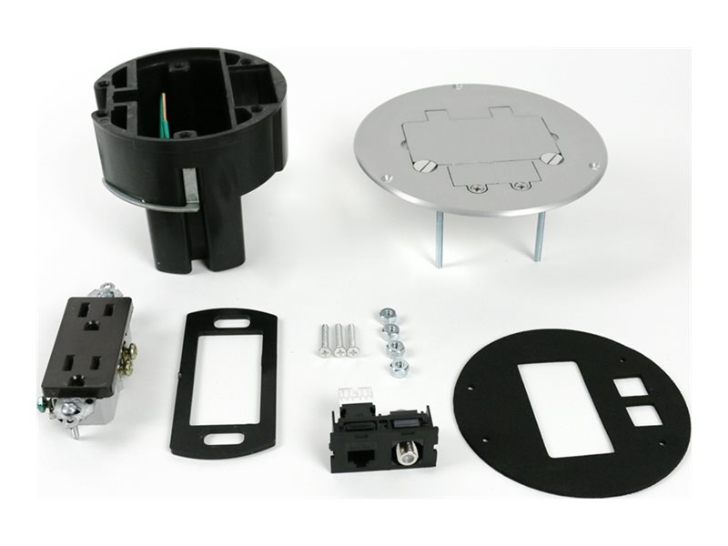 Legrand FLOOR BOX, GFI, COMM, ALU (863DRGFICOMAL )