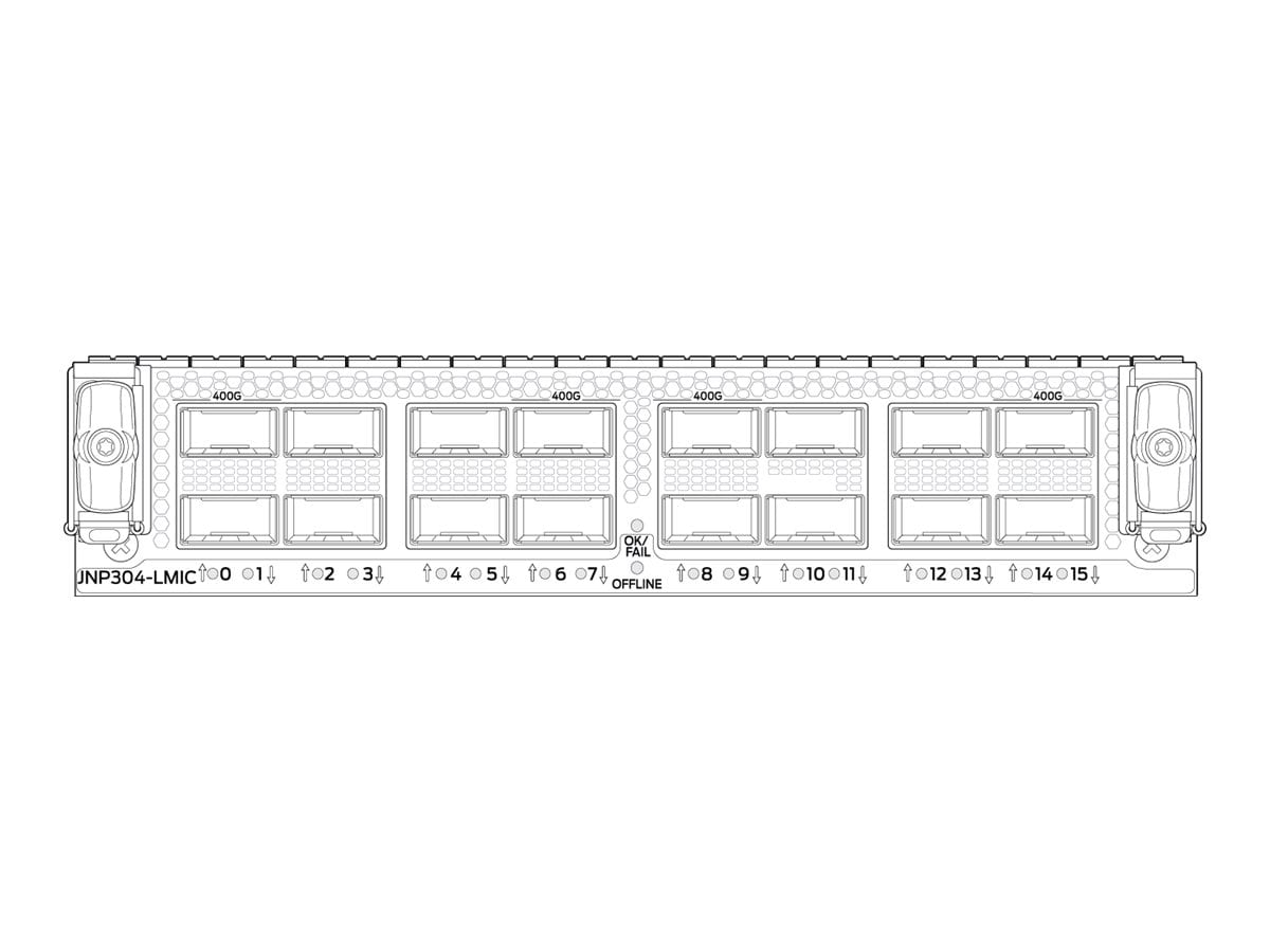Juniper Networks MX304 1.6T COMBO LMIC (MX304-LMIC16-BASE)