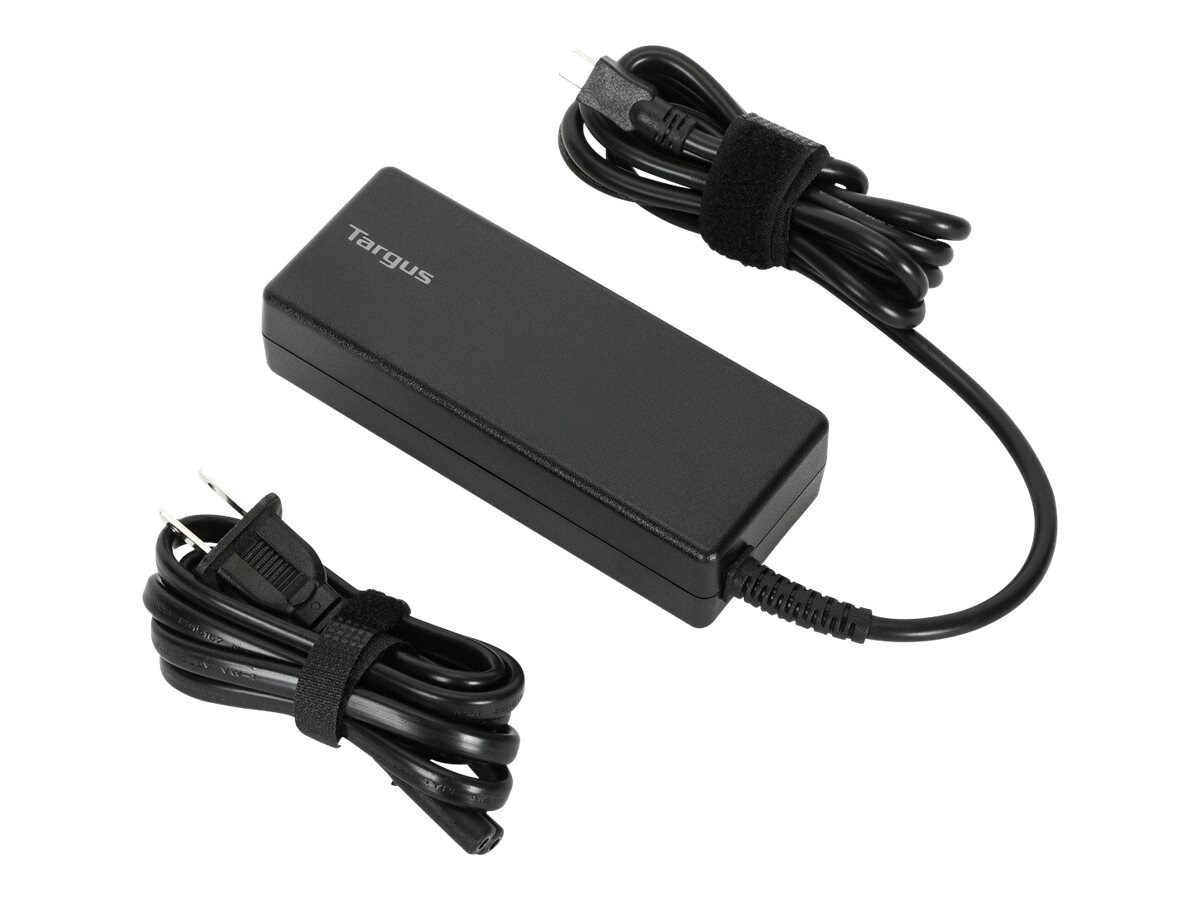Targus AC Power Adapter, 100W USB-C Charger, Black (APA108BT)
