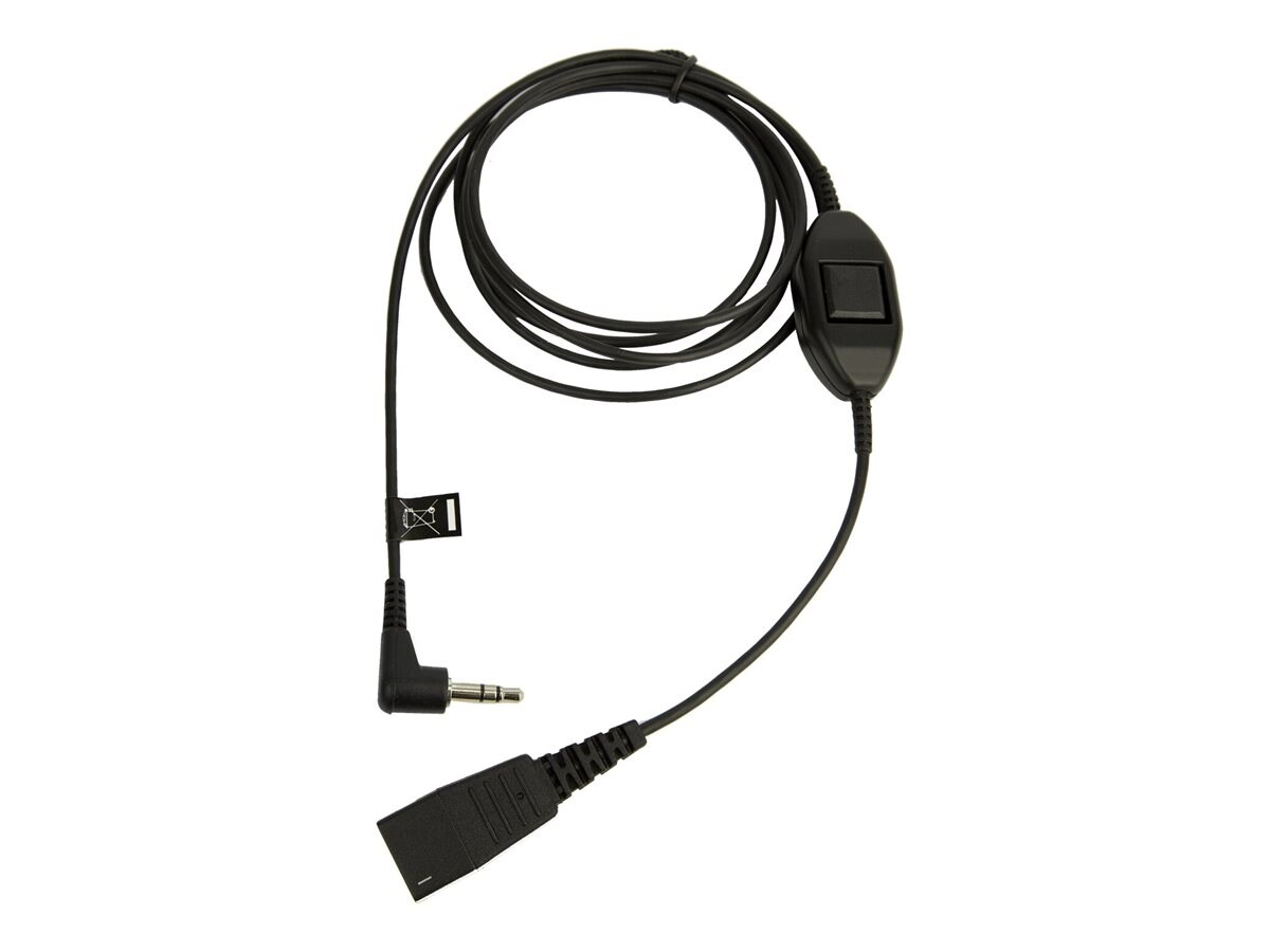 Jabra Quick Disconnect to 3.5mm Headset Cable (8735-019)