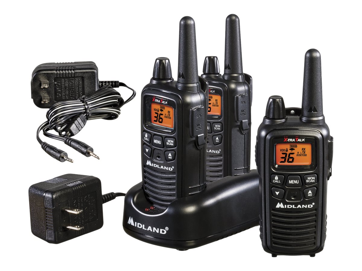 Midland Radio LXT600 2-Way Radio Kit (LXT633VP3)