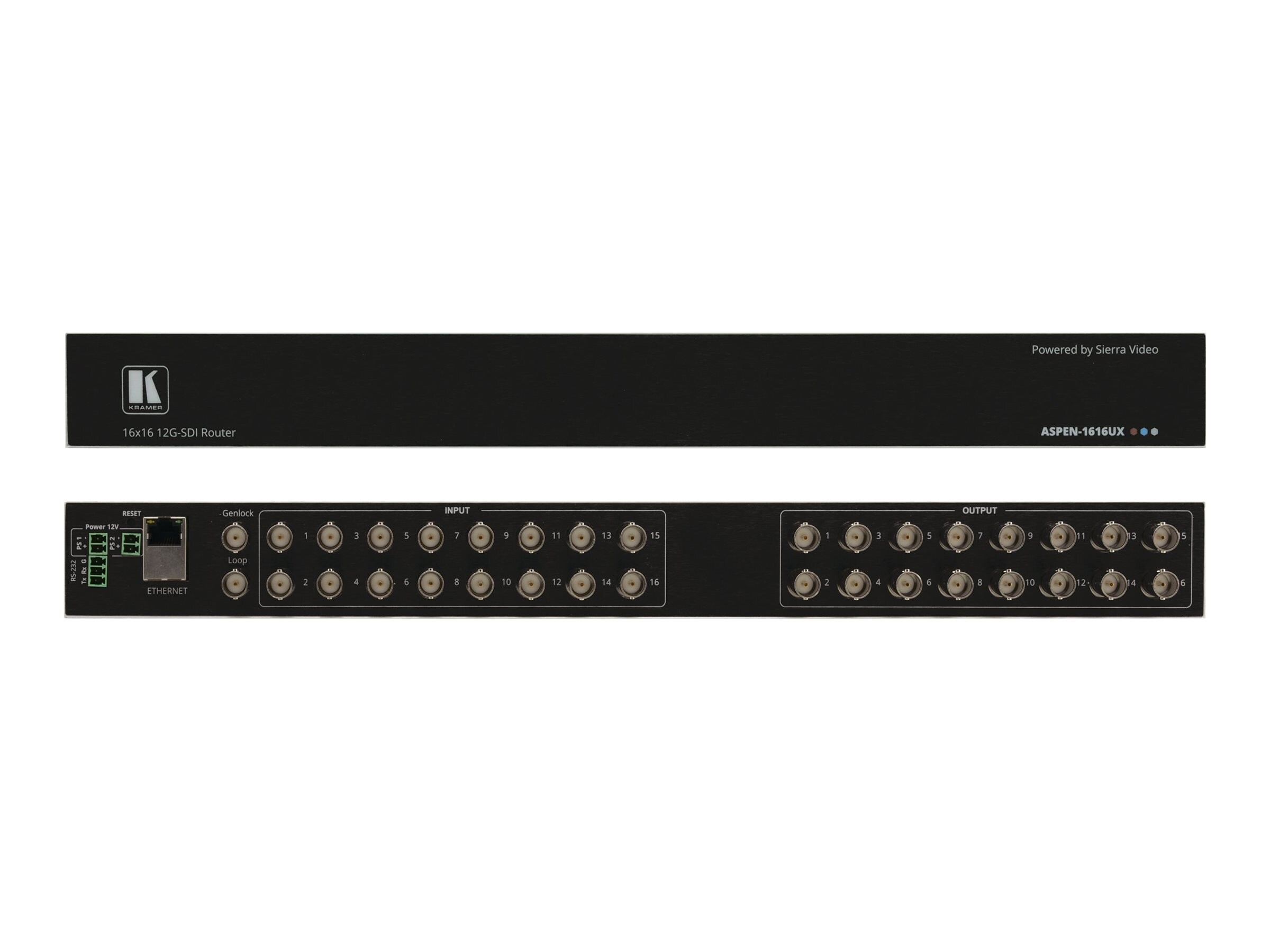 Kramer 16x16 12G-SDI Matrix Switcher (ASPEN-1616UX )