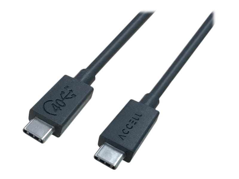 Accell USB4 40Gbps Cable, Black, 1m (U244C-003B-2)