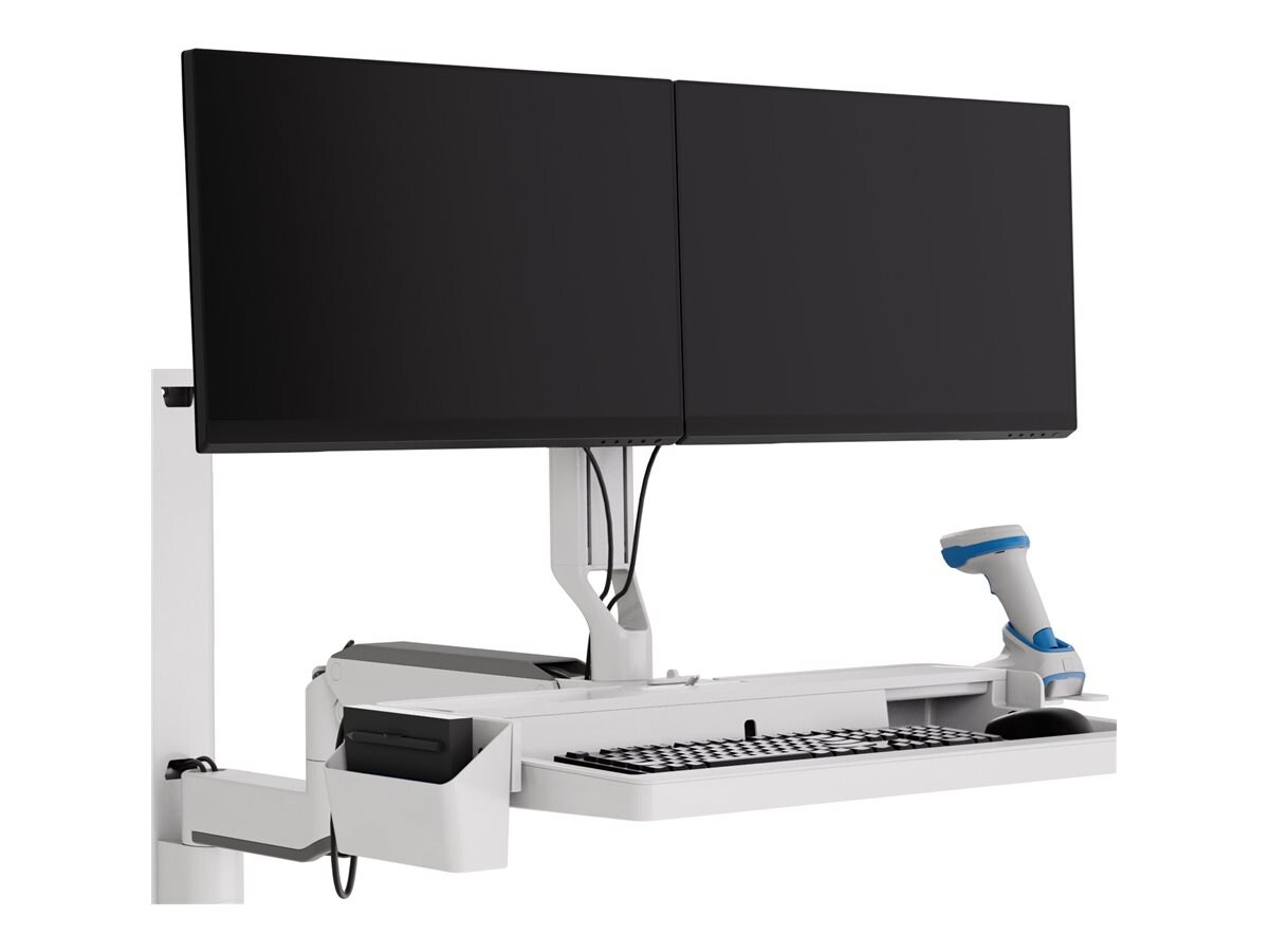 Ergotron CareFit Combo Dual Monitor Kit, White (98-650-251)