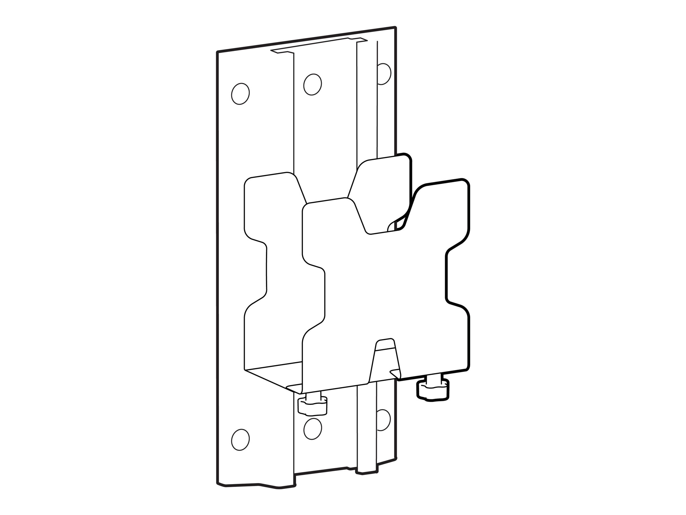 Ergotron Mini PC Mount with Wall Track - White (98-721-290 )