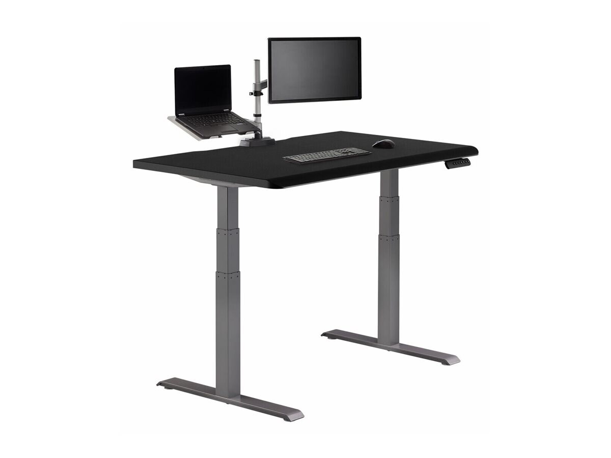 VARIDESK 48"x30" Electric Standing Desk with ComfortEdge, Black (402274 )