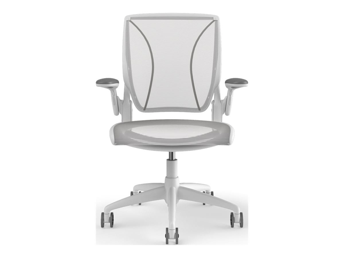 Humanscale World Task Chair w Adjustable Duron Arms, White ...