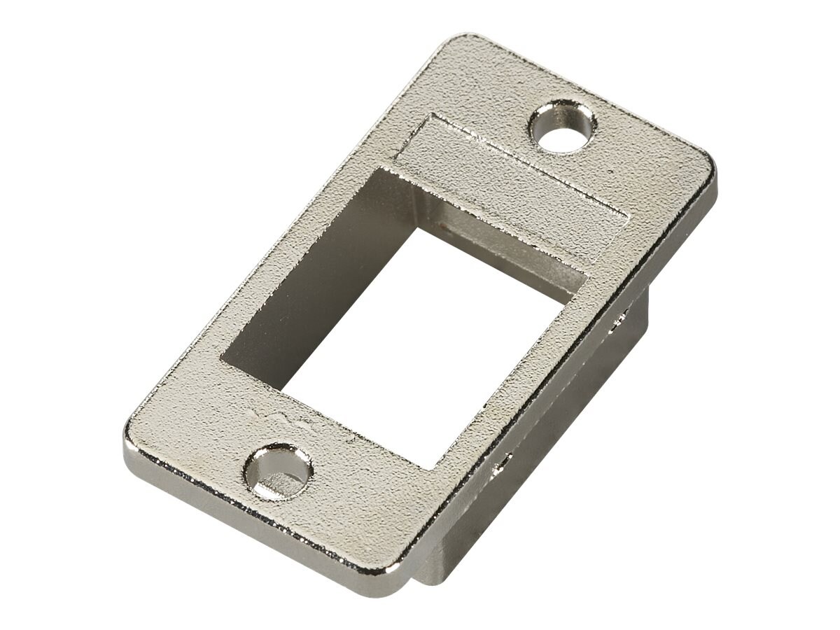 Black Box Panel-Mount Bezel, Keystone Opening, Silver (FMT1000)