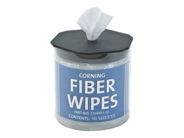 Corning FIBER OPTIC CLEANING WIPES ONE CANISTER = 90 LINT (FCC-WIPES )