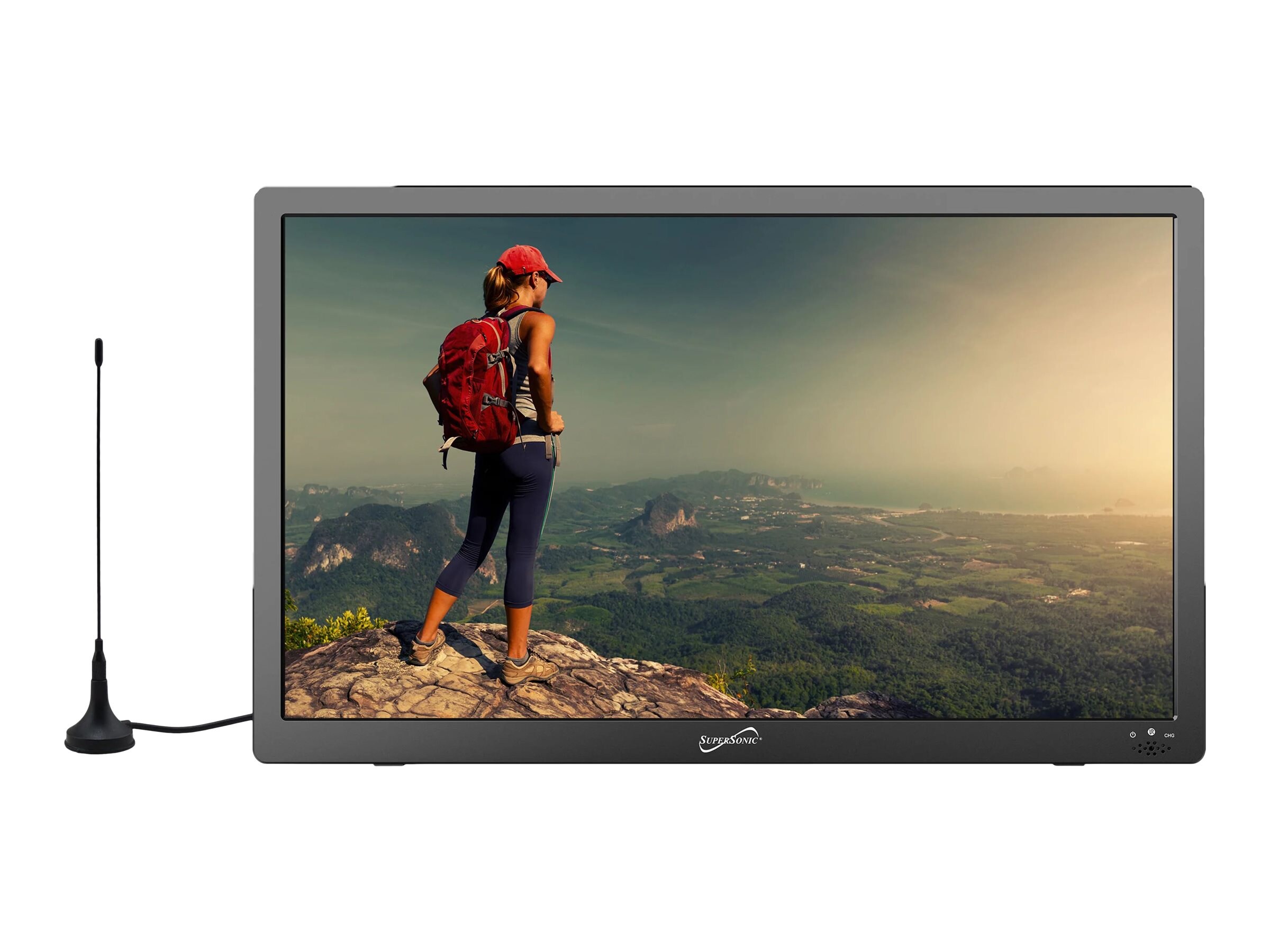 Supersonic 16" SC-2816 Portable LED TV with FM Radio (SC-2816 )