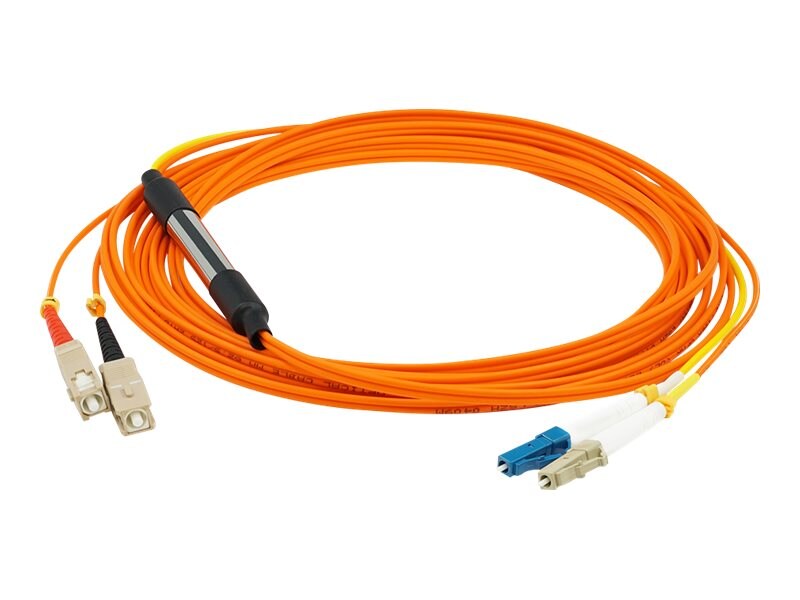 AddOn Fiber Conditioning Patch Cable, (2) SC 50 125 to (1) LC 50 (ADD ...