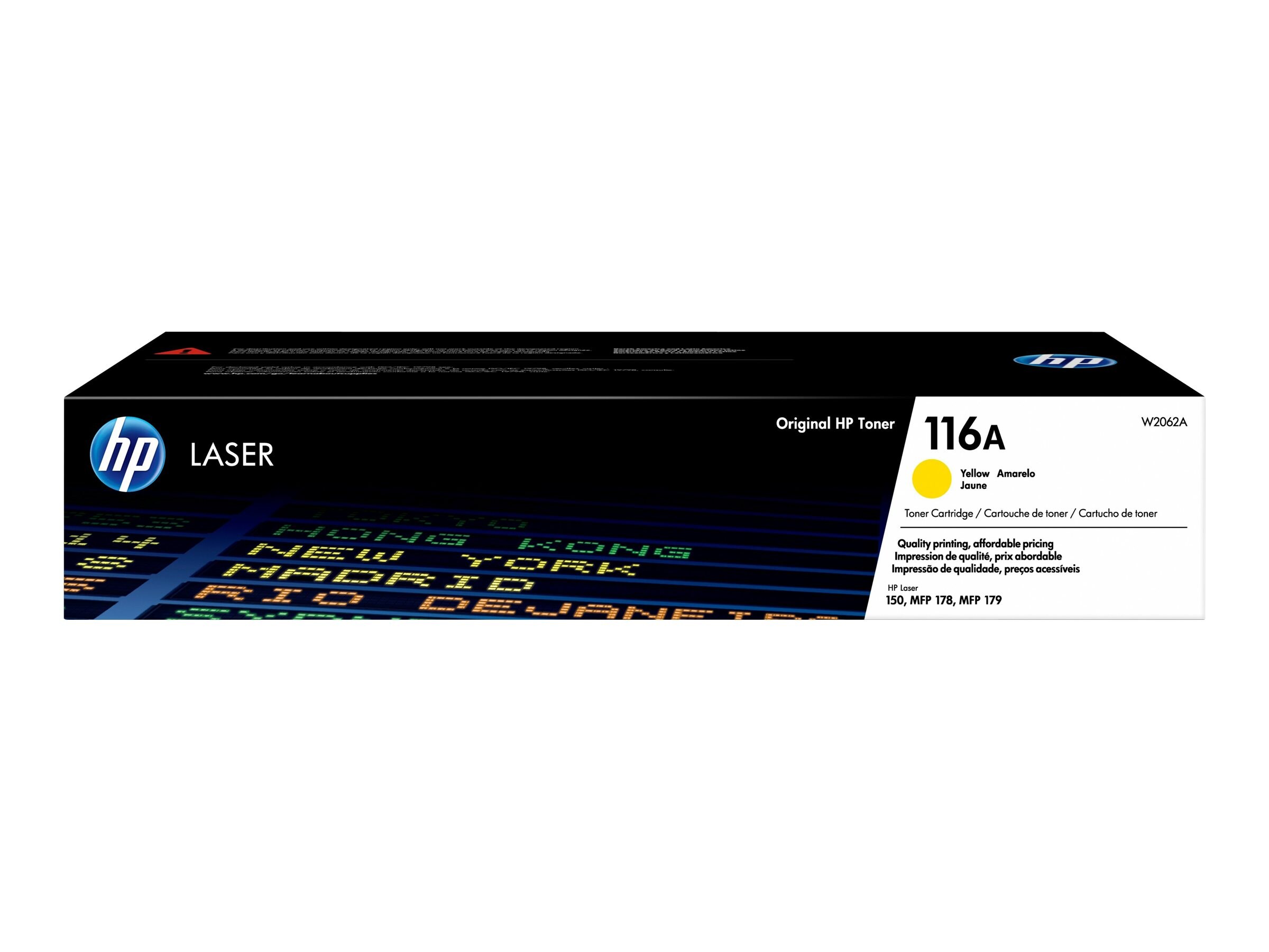 HP 116A (W2062A) Yellow Original Laser Toner Cartridge (W2062A)