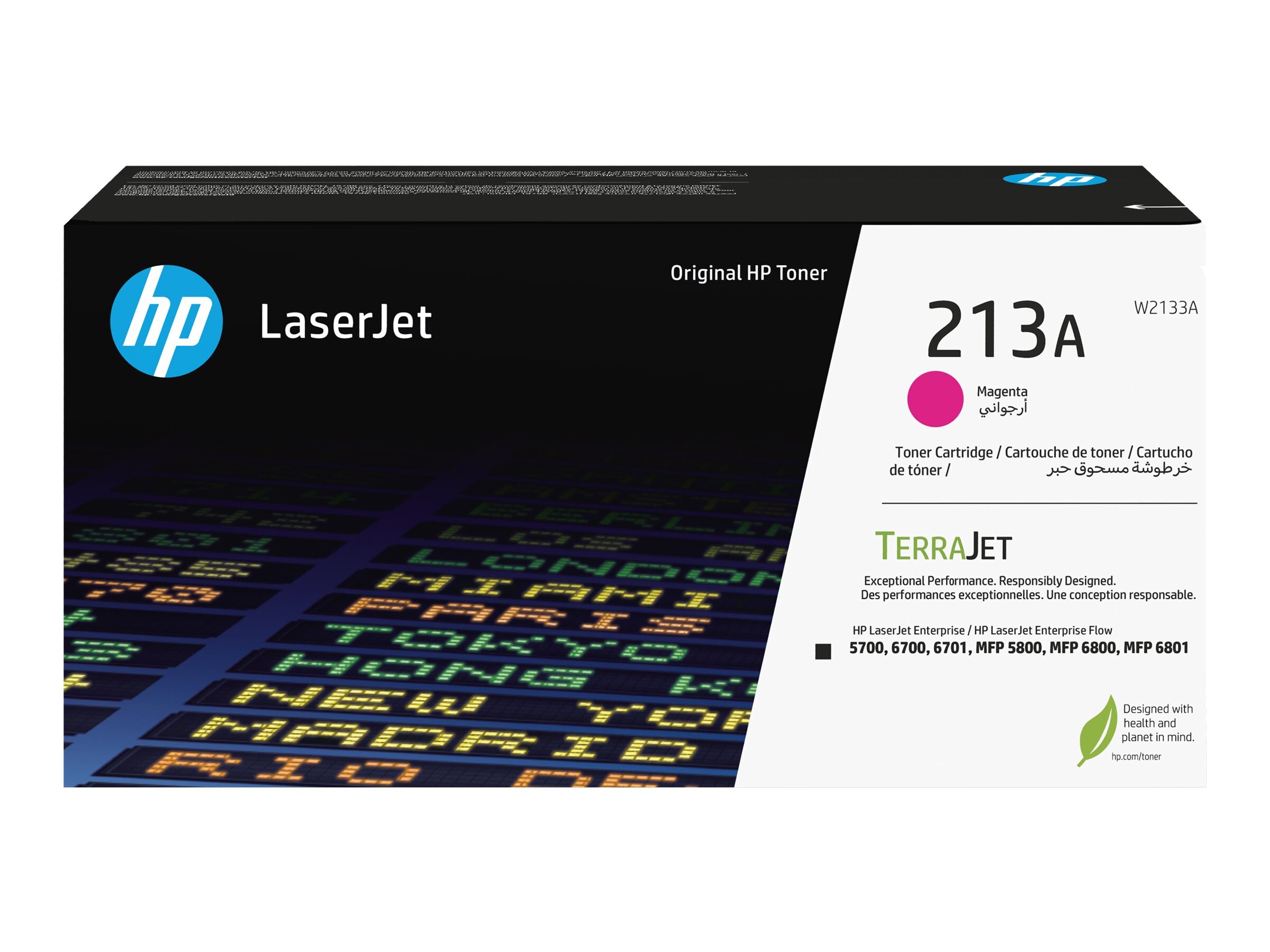 HP 213A (W2133A) Magenta Original LaserJet Toner Cartridge (W2133A)