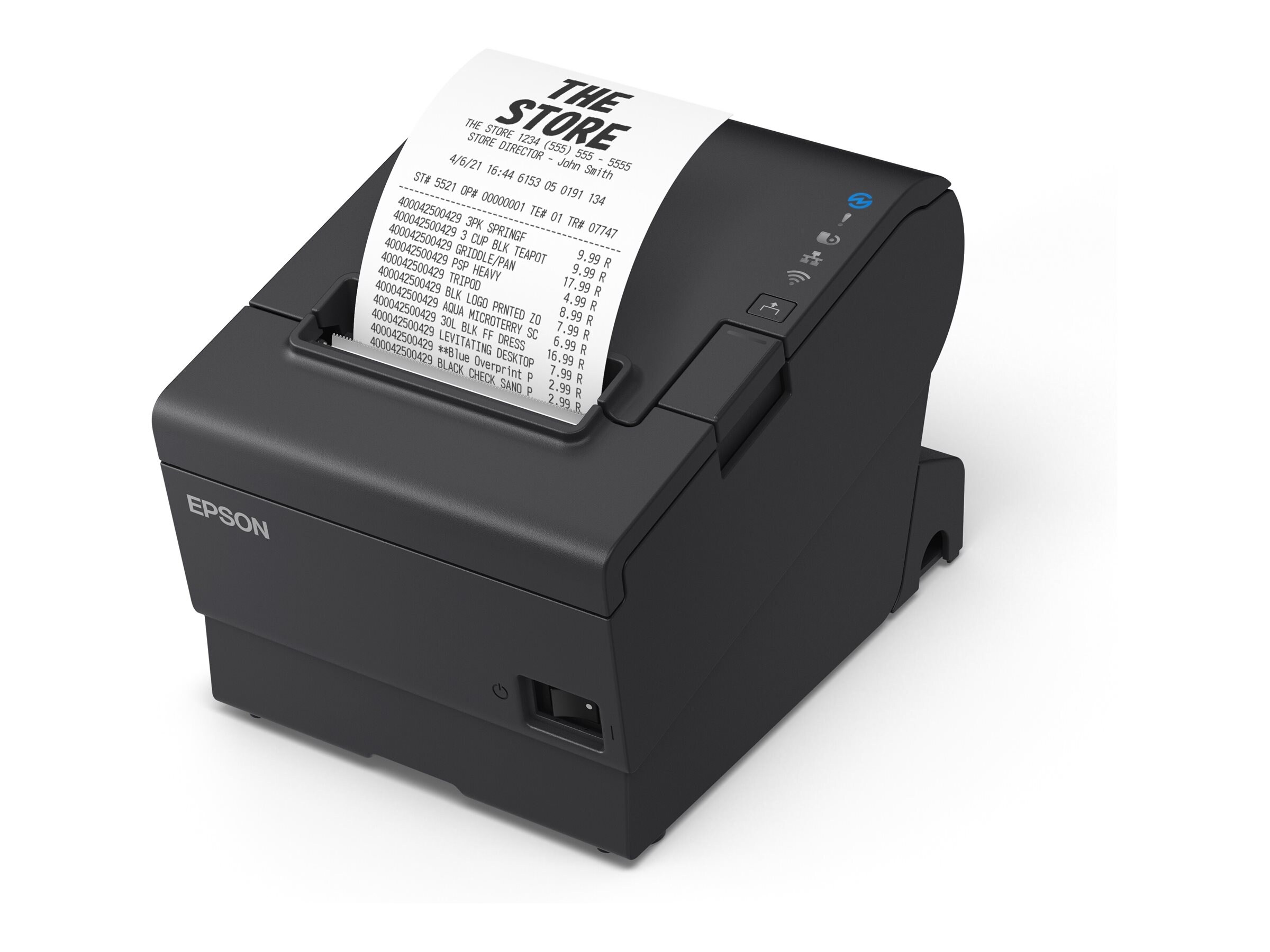 HP Epson TM-T88VII PUSB Ethernet Thermal Receipt Printer (8G0G7AA )