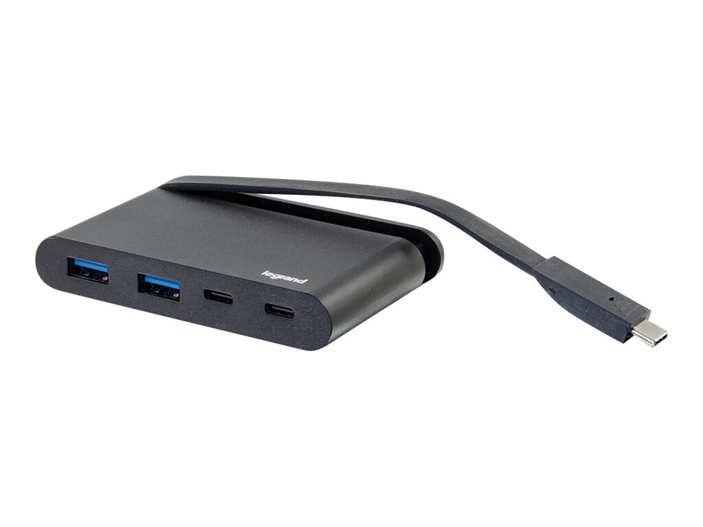 C2G USB-C Hub with USB-A, USB-C and Power Delivery up to 100W (CG26914)