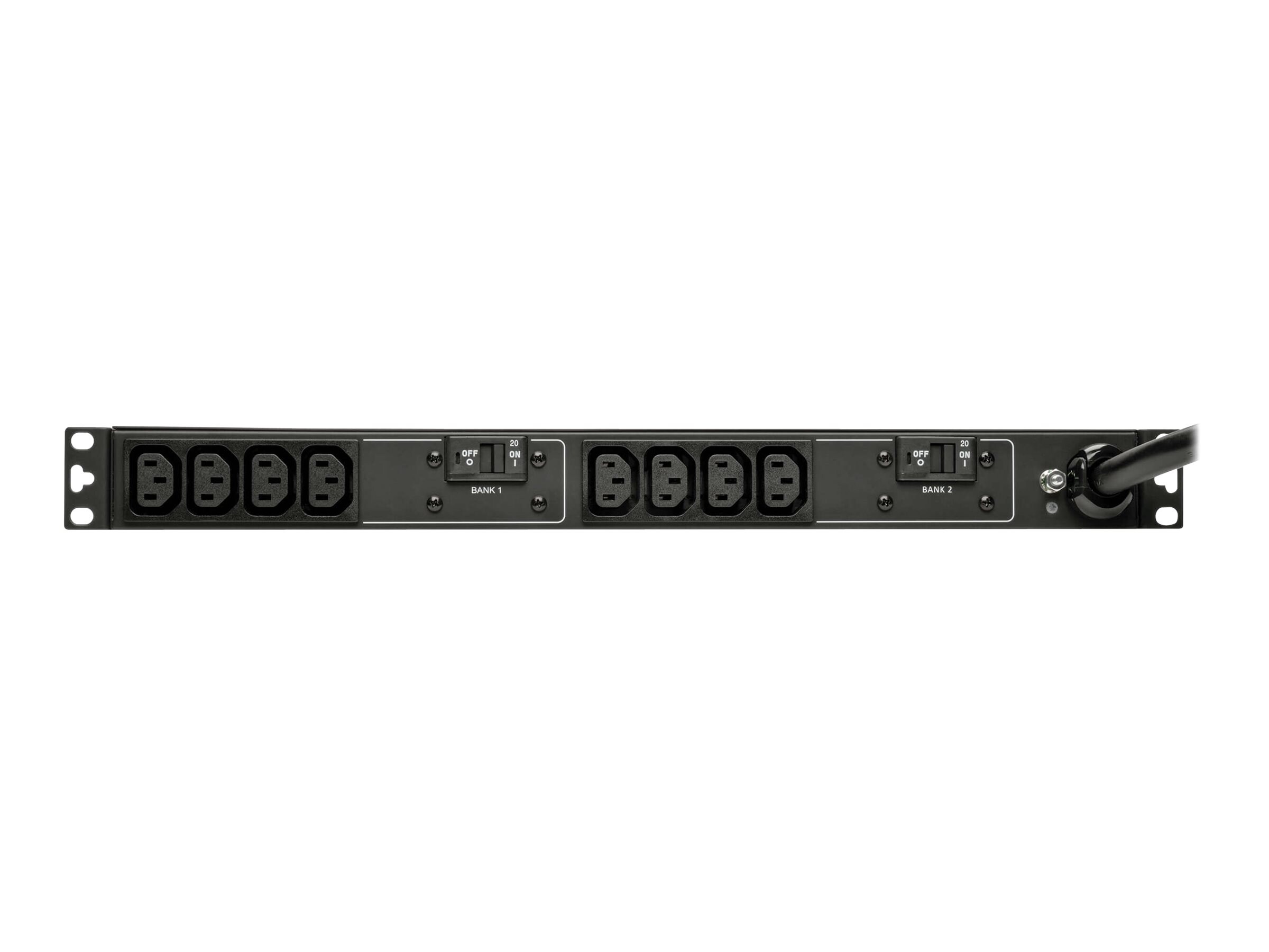 Tripp Lite Basic PDU 5 5.8kW 208 240V 30A 1U RM NEMA L6-30P (PDUH30HV)