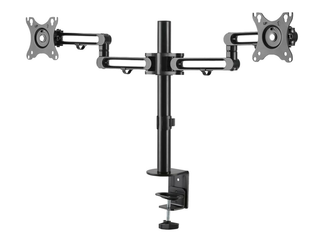 Tripp Lite Dual-Monitor Flex-Arm Desktop Clamp for 13" to 27 ...